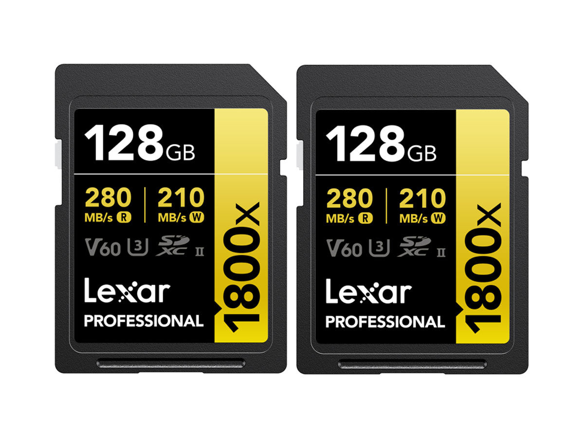 Lexar SDXC Pro 1800X 280MB/S UHS-II U3 V60 | Scandinavian Photo
