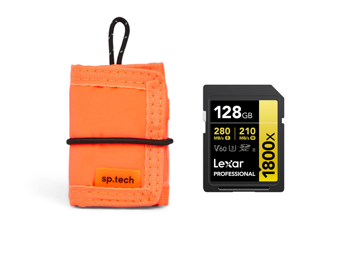 Lexar 1800X 2X 64GB w. Memory Card Holder 4 | Scandinavian Photo