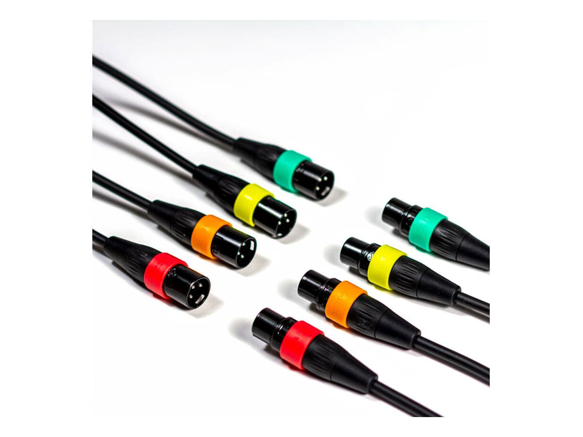 Zoom XLR-4c/CP XLR Mic Cables with Color ID Rings | Scandinavian Photo